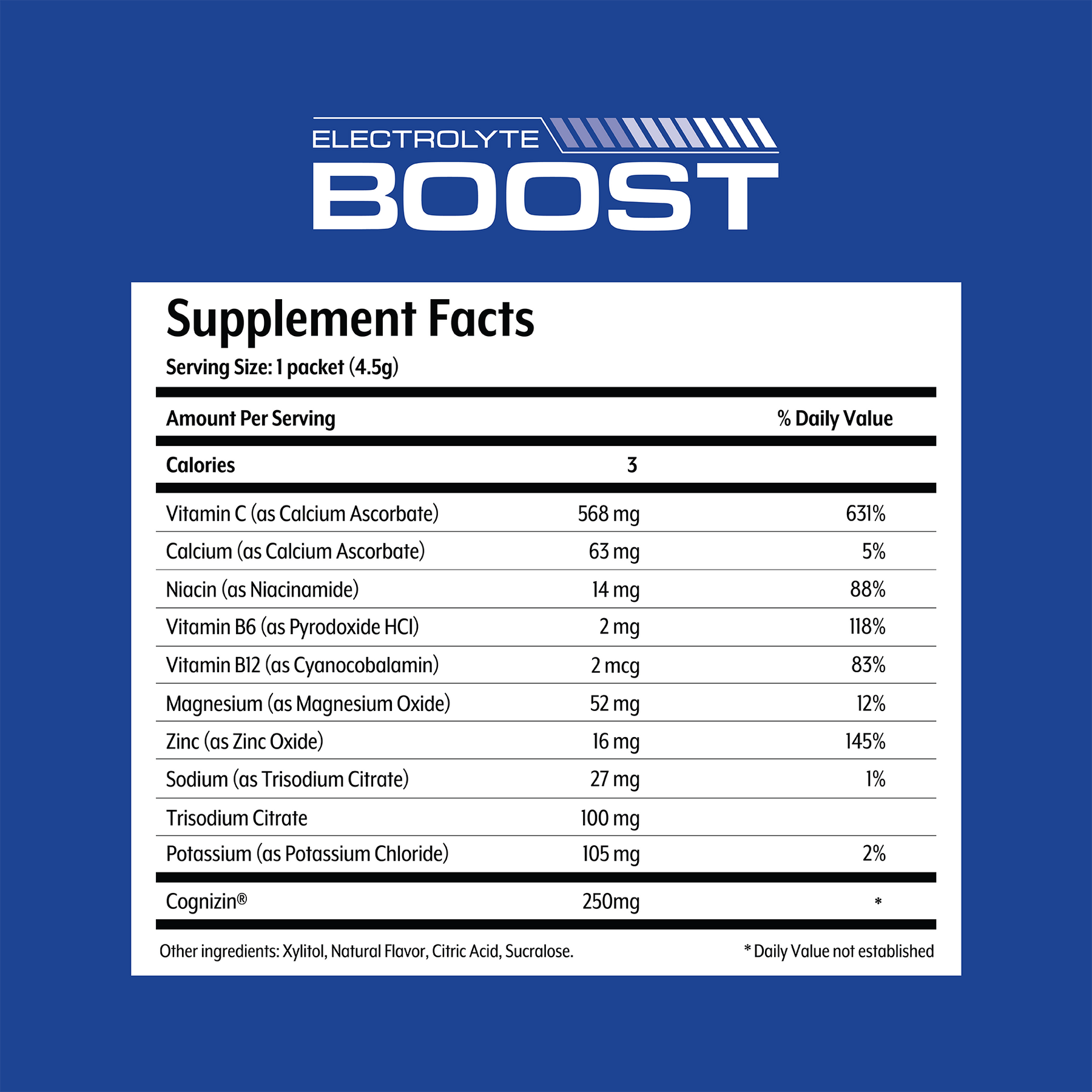 Electrolyte Boost® with Cognizin®
