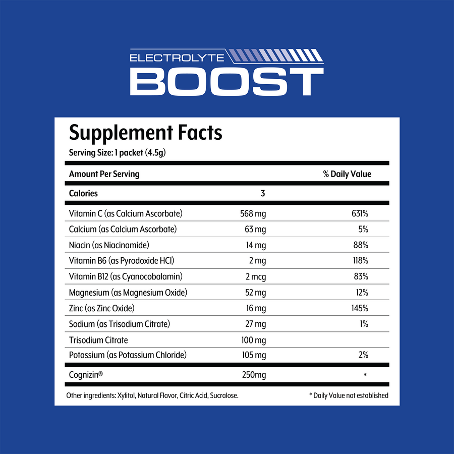 Electrolyte Boost® with Cognizin® - 14 Pack